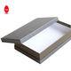 China Rainbow Recycling Cardboard Packaging Flip Top Folding 3mm Thick Cardboard Gift Box for sale