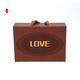 China Varnishing Paper Gift Packaging Box Blown  Folding Gift Boxes With Handle for sale