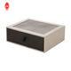 China CMYK 4C Printing Transparent Clear Gift Boxes With Window for sale