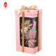 China Decorative Paper Gift Box With Clear Pvc Window for sale