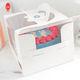 China Carton Transparent Birthday Cake Packaging Box Beverage Packaging Boxes for sale