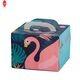 China Wholesale cake decorating custom pattern packaging using carton or cake box with handle for sale