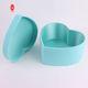China Luxury 22cm Velvet Jewelry Box Rigid Cardboard Heart Shaped Flower Box for sale