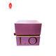 China Luxury Rigid Stamping Sponge Recycled Gift Box With Magnet Closure for sale