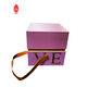 China Luxury Rigid Stamping Sponge Recycled Gift Box With Magnet Closure for sale