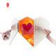 China Personal Care Perfume Gift Boxes Valentinies Day Heart Shaped Boxes With Lids for sale