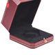 China Red Gold Glossy Lamination Leather Jewelry Storage Box 4C Printing for sale