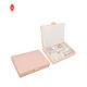 China FSC Velvet Jewellery Organizer Display Boxes Leather Jewelry Boxes For Women for sale
