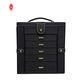 China Large Ring Necklace Velvet Paper Jewelry Gift Boxes Embossing for sale