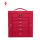 China Large Ring Necklace Velvet Paper Jewelry Gift Boxes Embossing for sale