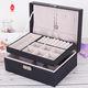China Mailing Luxury Leather Jewellery Box Travel Ring Necklace Storage for sale