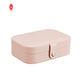 China Women PU Leather Paper Jewelry Gift Boxes Portable Travel Jewelry Case for sale