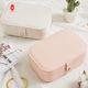 China Women PU Leather Paper Jewelry Gift Boxes Portable Travel Jewelry Case for sale