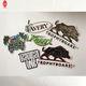 China Doodle Skull  Adhesive Paper Stickers for sale