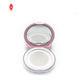 China Ultra Thin Luxury Cosmetic Box Mirror Elastic Mesh Refillable Case With Filp Cover for sale