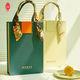 China FSC  Luxury  Clothes Flexo Printing Gift Packing Bags Debossing Boutique Paper Bags for sale
