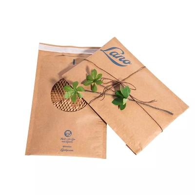 China Envelopes Mailing Padded Kraft Paper Mailer SGS Kraft Biodegradable Bags for sale