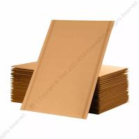 China Flexo Printing Waterproof Kraft Paper Pink Shopping Bags Kraft Bubble Mailers for sale