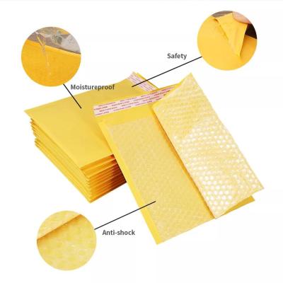 China Padded Mailing Envelopes Kraft Paper Eco Lite Kraft Bubble Mailer Recyclable for sale
