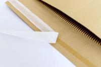 China CE Eco Friendly Rigid Packaging Kraft Paper Waybill Kraft Paper Pouch for sale