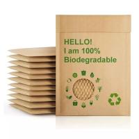 China Express Envelope Kraft Paper Mailer Biodegradable Shockproof Honeycomb Kraft Paper for sale