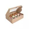 China Luxury Cookie Dessert Reusable Packaging Box Cupcake Holder Paper Box With Inserts for sale