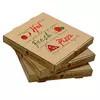 China 8 Inch Varnishing BE Flute Pizza Packaging Box Corrugated Paper Packing Box for sale