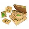 China 8 Inch Varnishing BE Flute Pizza Packaging Box Corrugated Paper Packing Box for sale