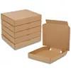 China 8 Inch Varnishing BE Flute Pizza Packaging Box Corrugated Paper Packing Box for sale