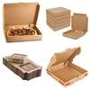 China 8 Inch Varnishing BE Flute Pizza Packaging Box Corrugated Paper Packing Box for sale
