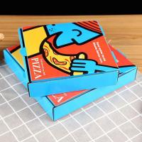 China CMYK Corrugated Packaging Box 12 Inch  Cardboard Reusable Pizza Box for sale