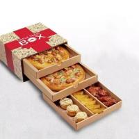China CANDY Eco Friendly Reusable Packaging Box Stamping Brown Corrugated Kraft Display Box for sale