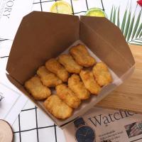 China Printed Paper Bio Disposable Food Containers Takeaway Fast Food Packaging for sale