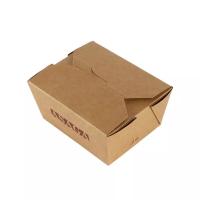 China Disposable Take Away Paper Box Matt Lamination Kraft Bubble Food Packaging for sale