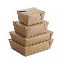 China 12.7cm Disposable Food Packaging Containers Embossing Fast Food Packaging Box for sale