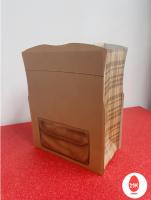 China Eco Friendly 120gsm Food Takeaway Bags Black With Personalized Logo for sale