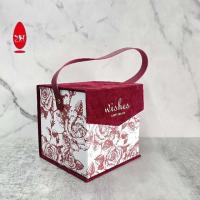 China PMS CMYK  Paper Gift Packaging Box Velvet Insert Magnetic Closure for sale