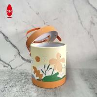 China White Black 350gsm Cardboard Cylinder Tube Box Bottle Packaging for sale