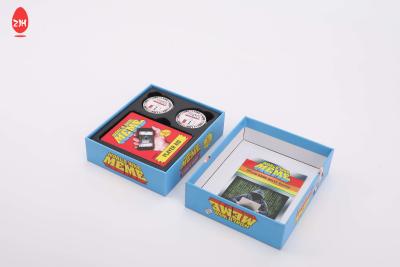 China Private Label Foldable Blue Corrugated Paper Gift Set Package Recycled With Logo for sale
