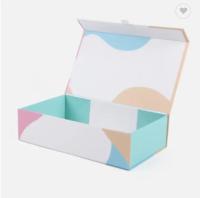 China Customized Size Logo Printing Magnetic Foldable Boxes for Satin Clothes Packaging for sale