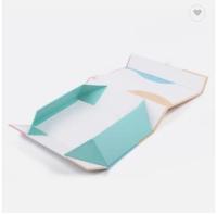 China Customized Size Logo Printing Magnetic Foldable Boxes for Satin Clothes Packaging for sale