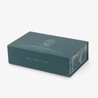 China Custom Logo Closure Gift Boxes Matt Black Cardboard Magnetic Rigid Boxes Recyclable for sale