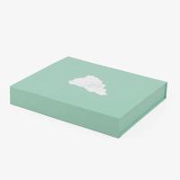 China Green Cardboard Cosmetics Honey Wedding Folding Gift Box Printed Custom Logo for sale