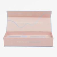 China Pink Small Magnetic Luxury Wedding Favor Packaging Christmas Gift Box Custom Logo for sale