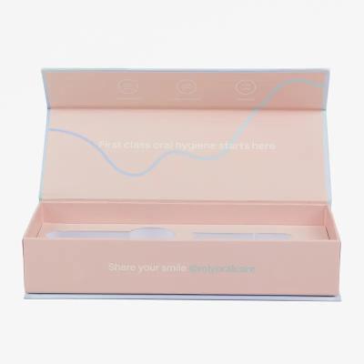 China Pink Small Magnetic Luxury Wedding Favor Packaging Christmas Gift Box Custom Logo for sale