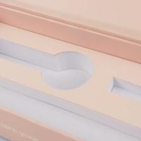 China Pink Small Magnetic Luxury Wedding Favor Packaging Christmas Gift Box Custom Logo for sale