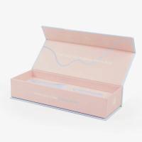 China Pink Small Magnetic Luxury Wedding Favor Packaging Christmas Gift Box Custom Logo for sale