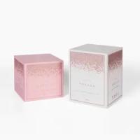 China Cardboard White Matte Cosmetic Boxes Open Door Custom Logo For Cosmetics for sale