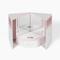China Cardboard White Matte Cosmetic Boxes Open Door Custom Logo For Cosmetics for sale
