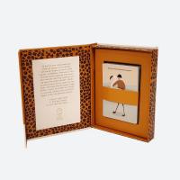 China Pattern Rigid Cardboard Box Recycling Custom Logo Tarot Card Magnet Book Box for sale